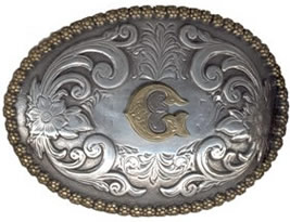 Inital Belt Buckles